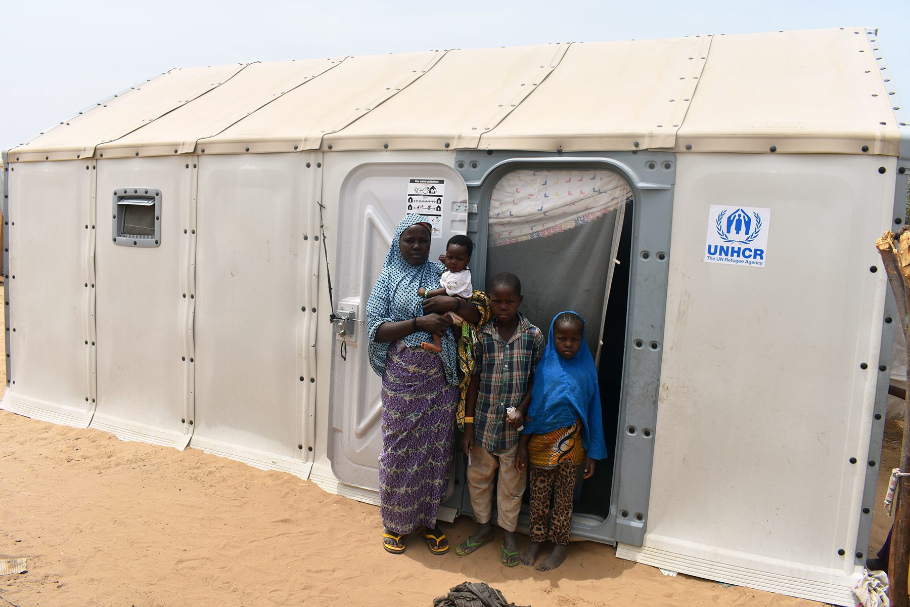 Sheltering displaced families in Chad with safe and dignified RHUs ...
