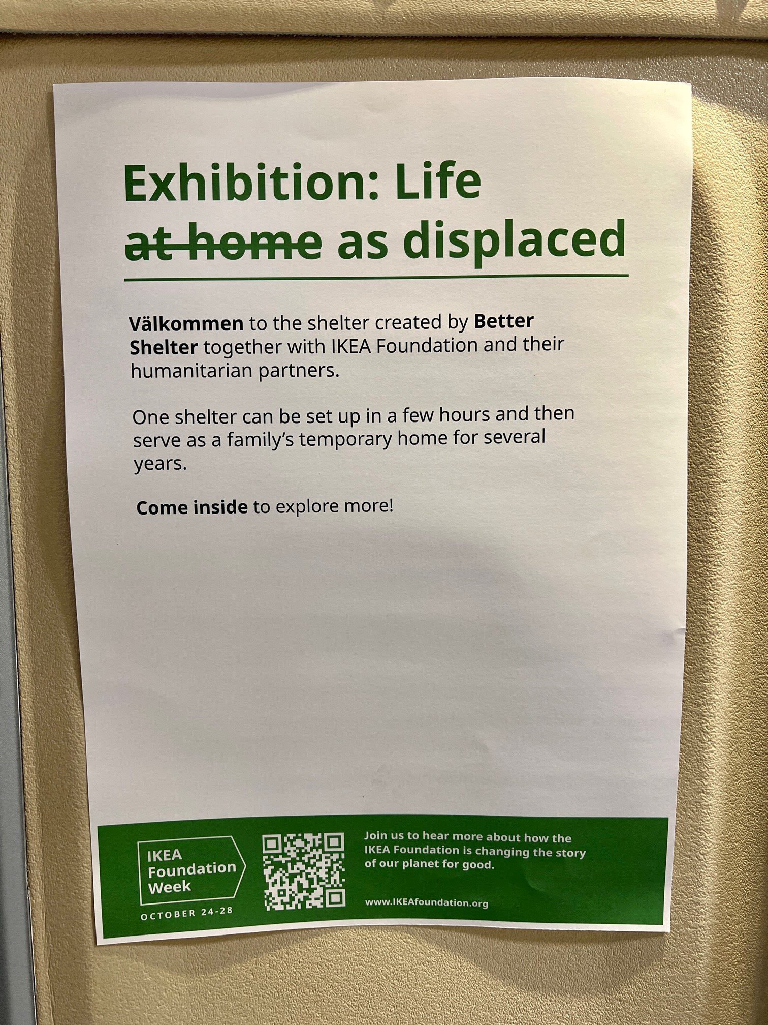 Better Shelter at IKEA Foundation Week | BetterShelter